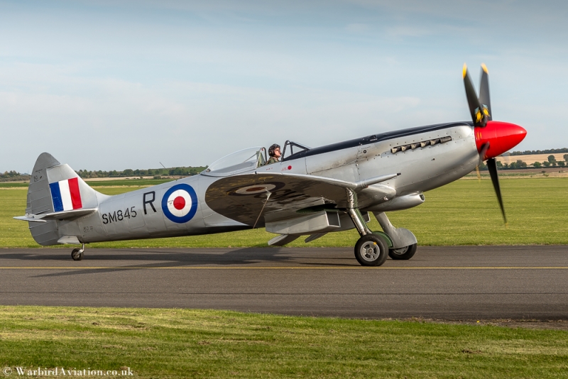 Spitfire SM845 - Warbird Aviation Spitfire XVIII SM845 Spitfire Ltd