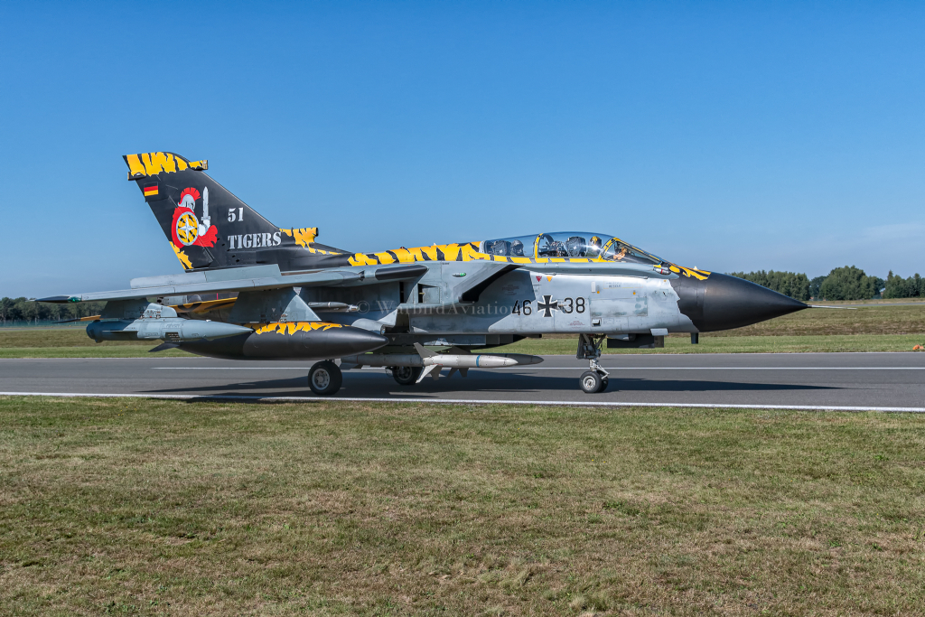 Luftwaffe (German Air Force) Panavia Tornado ECR 4638 51 Tigers ...