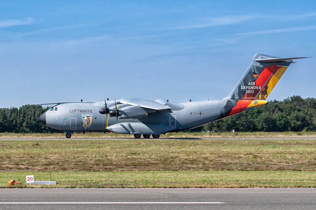 Luftwaffe (German Air Force) Airbus A400 5421 “Air Defender 2023 ...