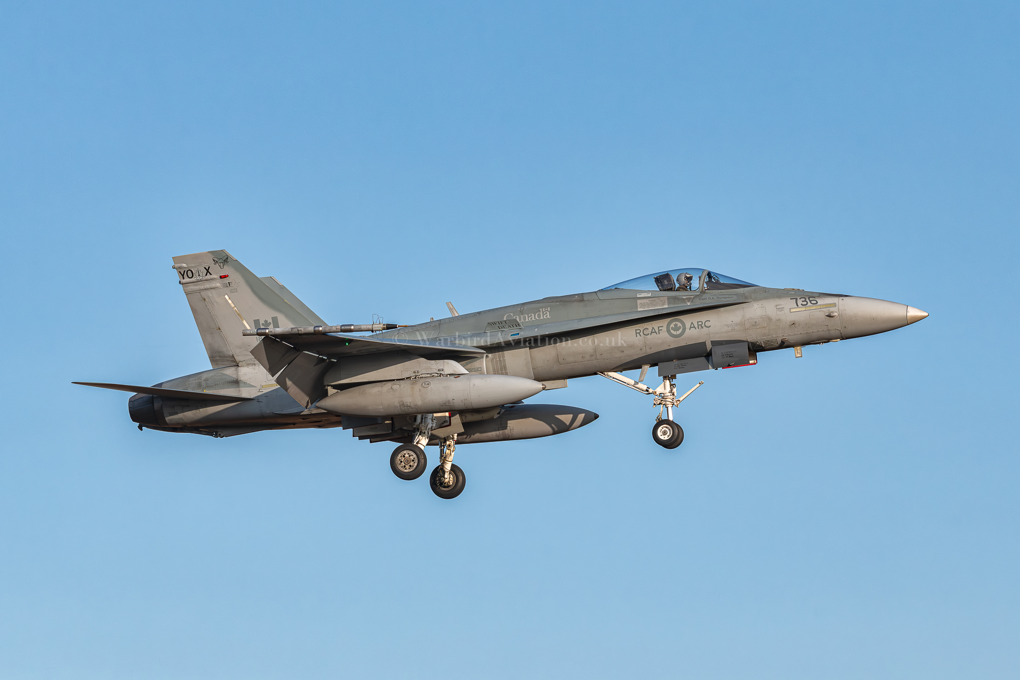 Royal Canadian Air Force McDonnell Douglas CF-18 Hornet 188736 ...