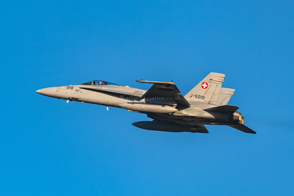 Swiss Air Force McDonnell Douglas F-18C Hornet J-5010 | Warbird Aviation