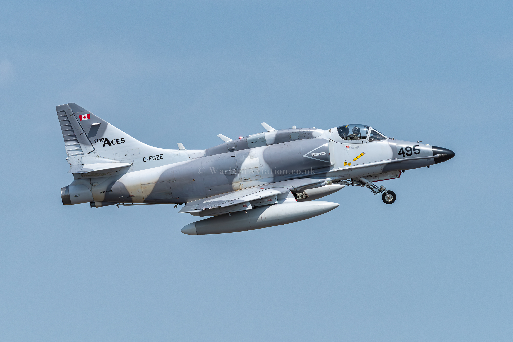 Top Aces A-4 Skyhawk C-FGZE/495 | Warbird Aviation