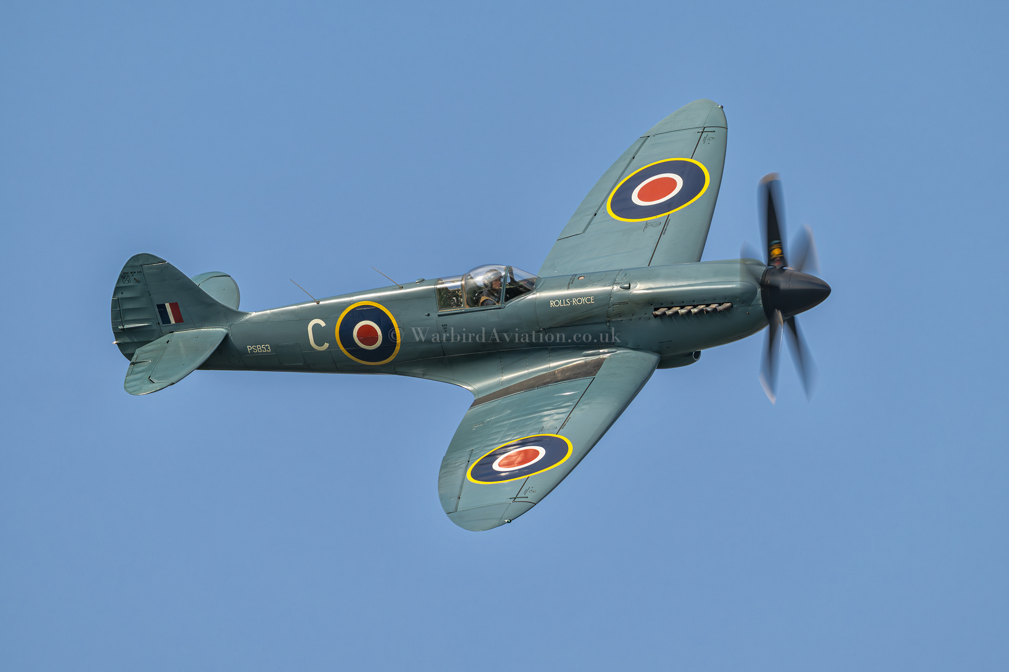 Supermarine Rolls-Royce Spitfire Mk XIX PS853 Rolls-Royce - Warbird ...