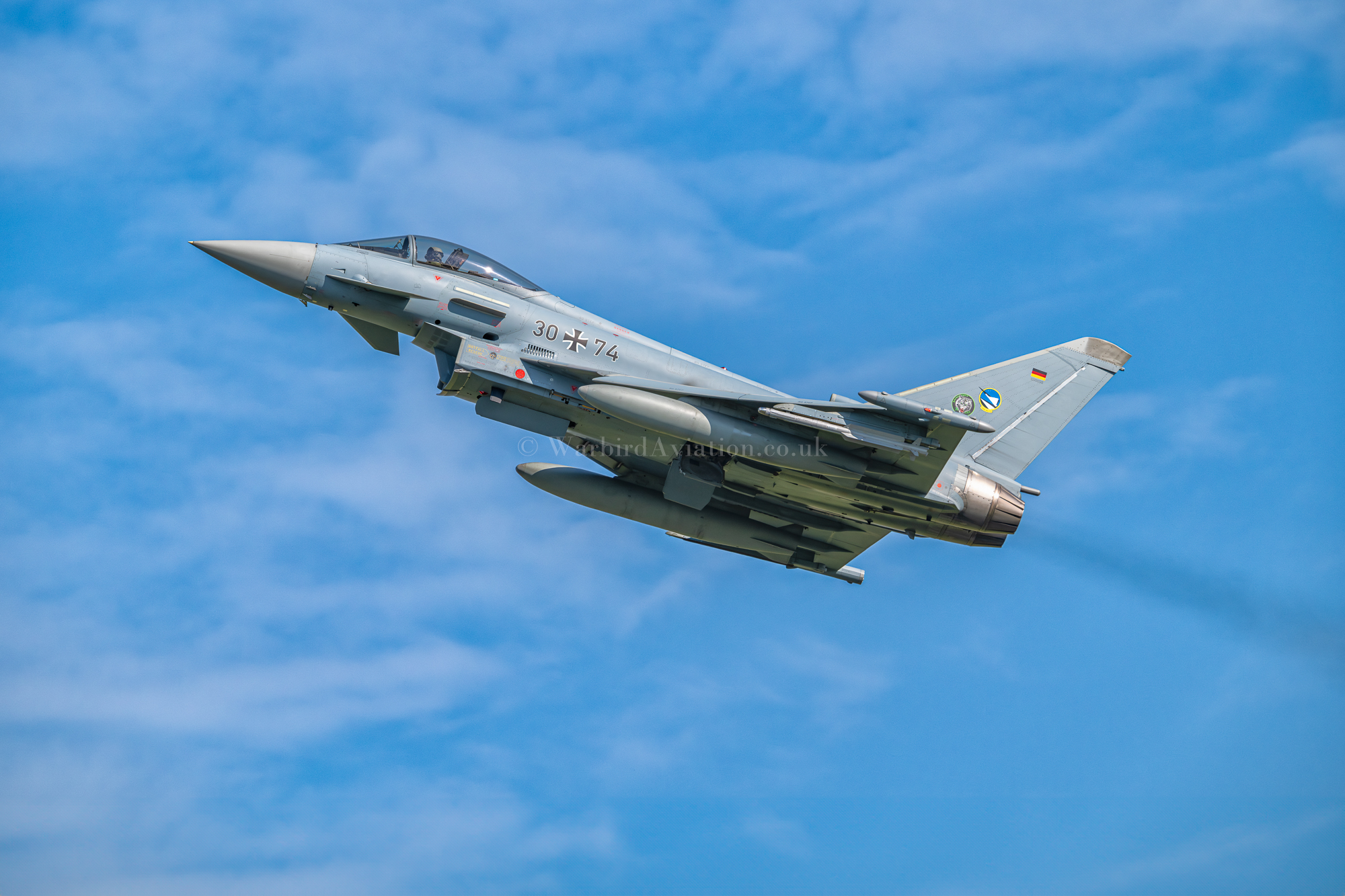 Luftwaffe (German Air Force) Eurofighter Typhoon EF2000 3074 | Warbird ...